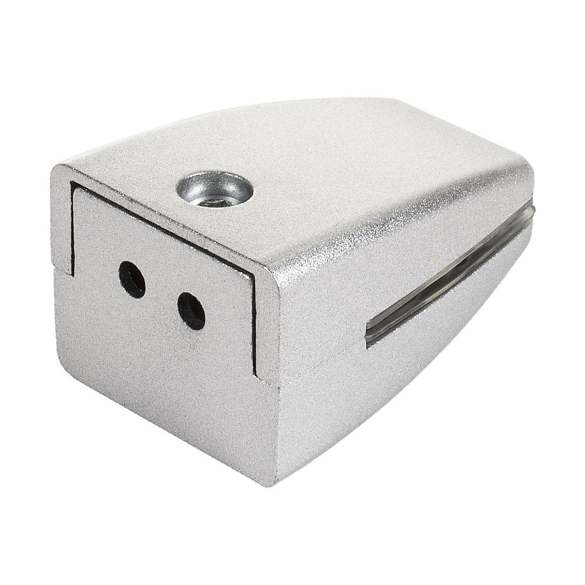 Aluminum Desk Partition Clamp for 1/8" to 1" Thick Panels (Pack of 2)