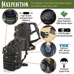Maxpedition Falcon-II Backpack (Black)