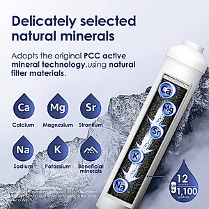 Waterdrop D6 Reverse Osmosis System with WD-MNR35 Remineralization Filter, Tankless, 600 GPD, 2:1 Pure to Drain, Smart LED Faucet, Reduce TDS, High Flow, USA Tech Support, Bundle
