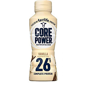 Core Power by Fairlife High Protein, 26g Protein, 3 Flavor Variety Pack, Milk Shake, 14 oz (Pack of 6)