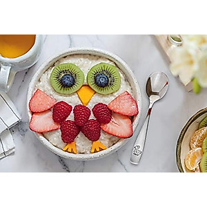 9 Piece Stainless Steel Kids Spoons, Kids Cutlery, Child and Toddler Safe Flatware, Kids Silverware, Kids Utensil Set, Includes A Total of 9 Spoons for Great Convenience, Ideal for Home and Preschools