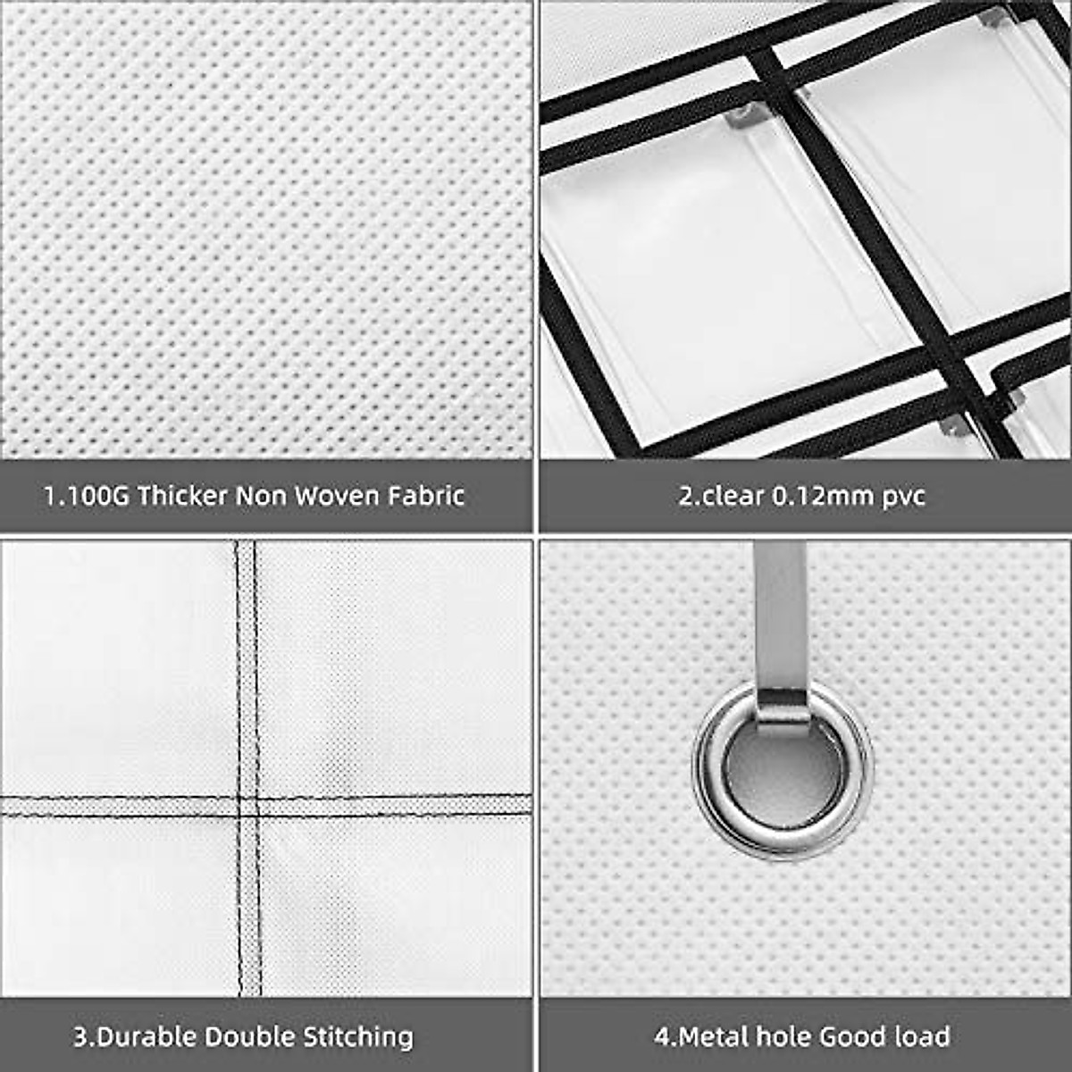 SAVERHO 36 Pockets Classroom Pocket Chart for Cell Phones, Pocket Chart for Calculator Holder with 36 Number Sticker (White)