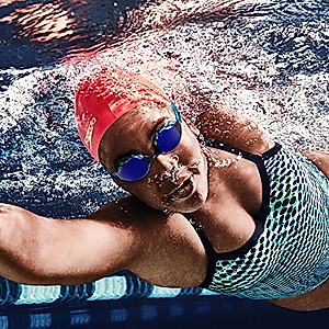 Speedo Unisex-child Swim Goggles Junior Hyper Flyer Ages 6-14, Pop Purple