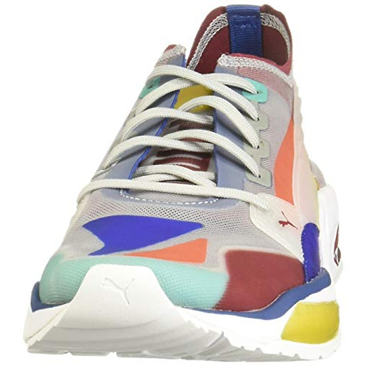 PUMA Mens LQDCELL Optic Sheer High Rise Rubarb-Sulfur Sneaker - 10