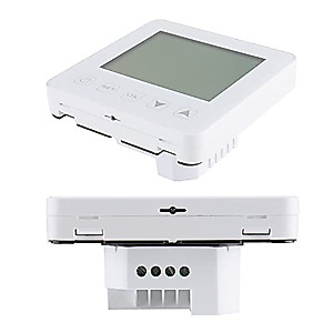 Wengart WiFi Smart Thermostat WG02B05-1,AC230V Max3A 2.4GHz Wi-Fi APP TUYA for Radiant Floor Heating,Compatible with Alexa Echo/Google Home,White Backlight