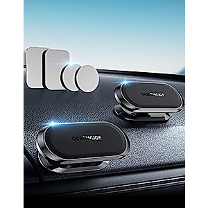 obdowuge 【2 Pack】 Magnetic Phone Holder for Car[8 x Upgrade Magnet] Phone Mount for Car,Car Phone Holder Mount 360 Adjustable, Dashboard Car Mount Fits Samsung iPhone etc All Smartphones