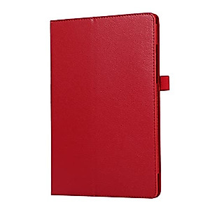 Tablet Case Cover Texture Leather Tablet Case Compatible with Samsung Galaxy TAB A8 10.5 X200/X205(2021) Slim Folding Stand Folio Protector Shockproof Back Cover with Holder Full Protective Case (Col
