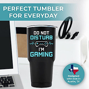 Gaming Tumbler 30oz, Funny Gaming Mugs, Gamer Gifts For Gamers, Gift For Gamers Men, Gamer Boy Gifts, Gamer Gifts For Teen Boys, Gamer Gifts For Him, Gamer Dad Gifts Gaming Gifts For Boyfriend