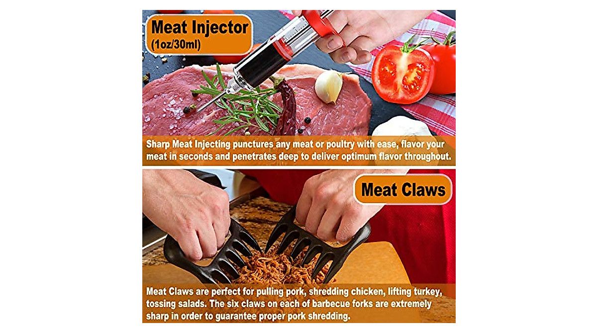 POLIGO 26PC Premium BBQ Grill Accessories Set - Gifts