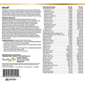 Vita Flex Pro Accel Health & Wellness Formula, Horse Supplement, 15 Pounds, 240-Day Supply