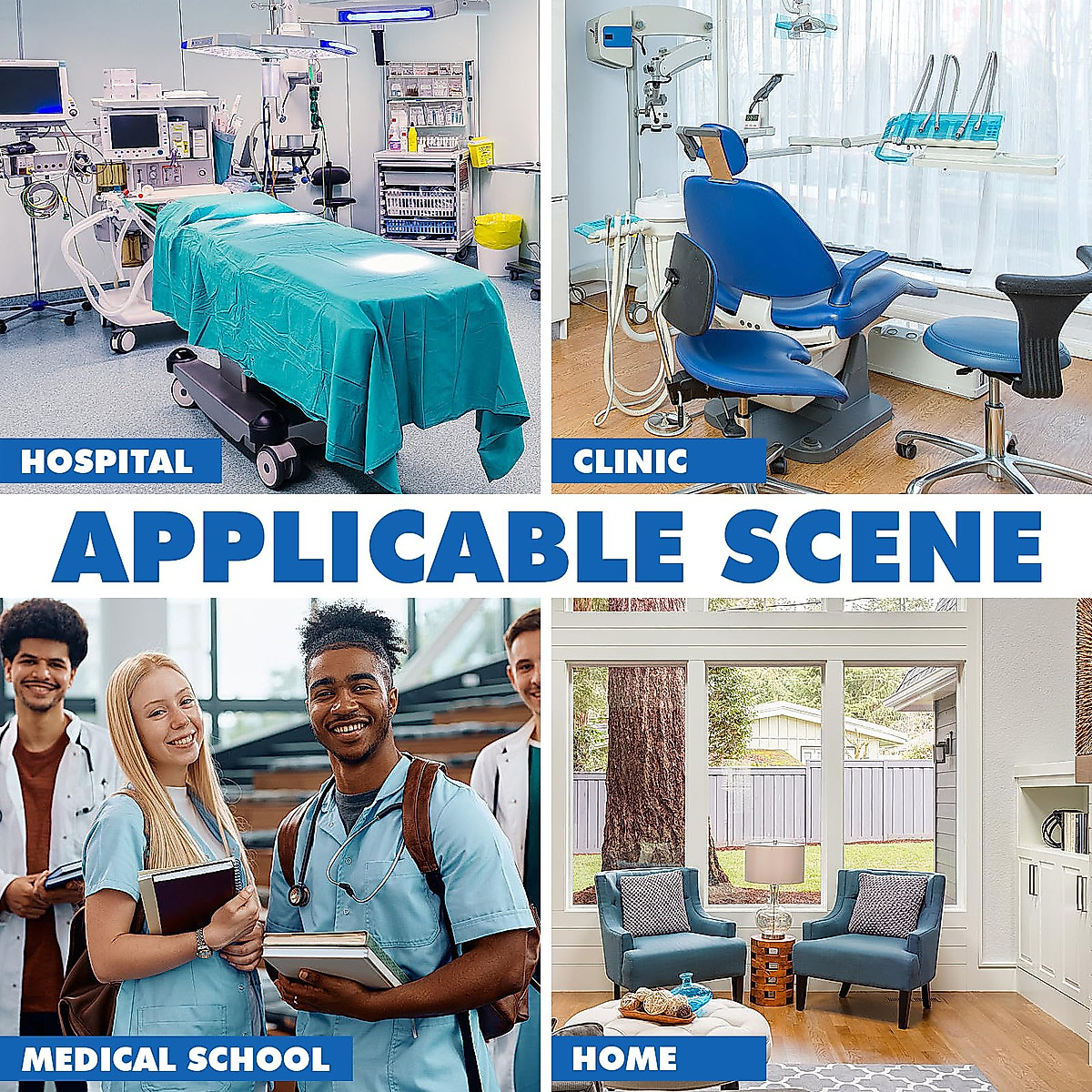 6Pack Premium Aluminum Dissection Pan with Wax, Disection Trays for Laboratory - Students - Science Experiments, 7" W 10" L