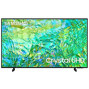 SAMSUNG UN55CU8000 55 inch Crystal UHD 4K Smart TV (2023 Model) Bundle HW-S800B 3.2.1ch Soundbar (Black) with Wireless Dolby Atmos DTS:X