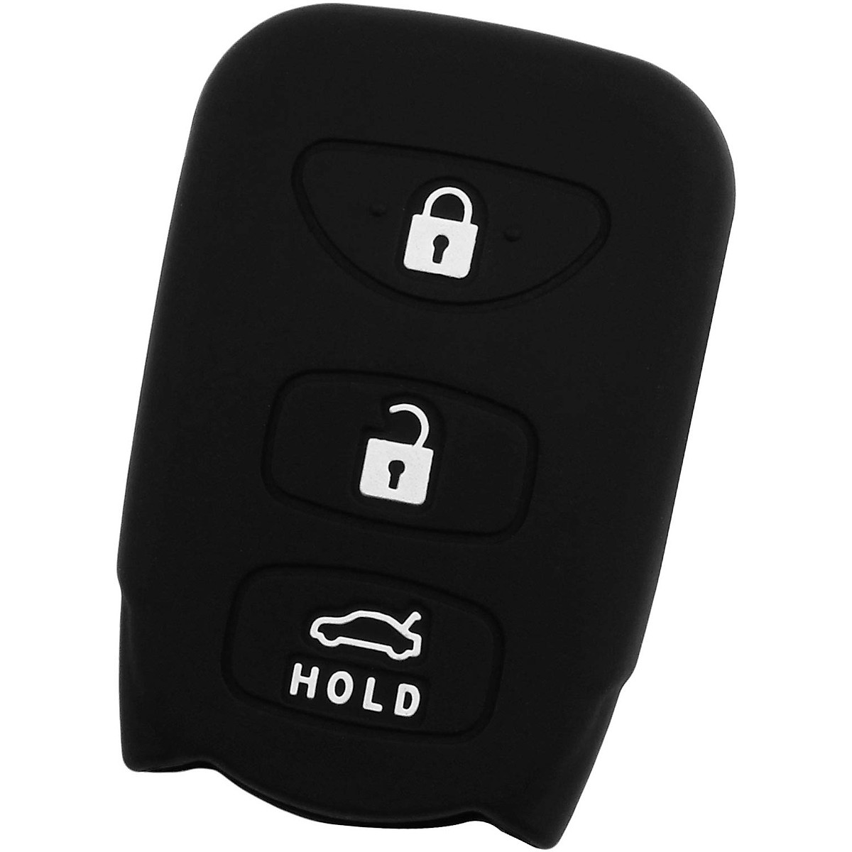 KeyGuardz Keyless Entry Remote Car Key Fob Outer Shell Cover Soft Rubber Case for Hyundai Kia Elantra Sonata