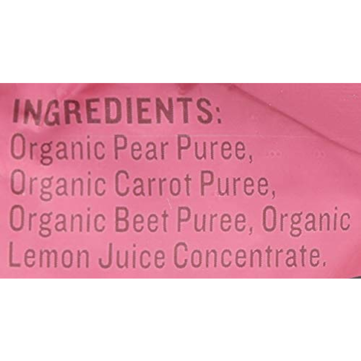 Peter Rabbit Organics Puree Beet Carrot Pear, 4.40 oz