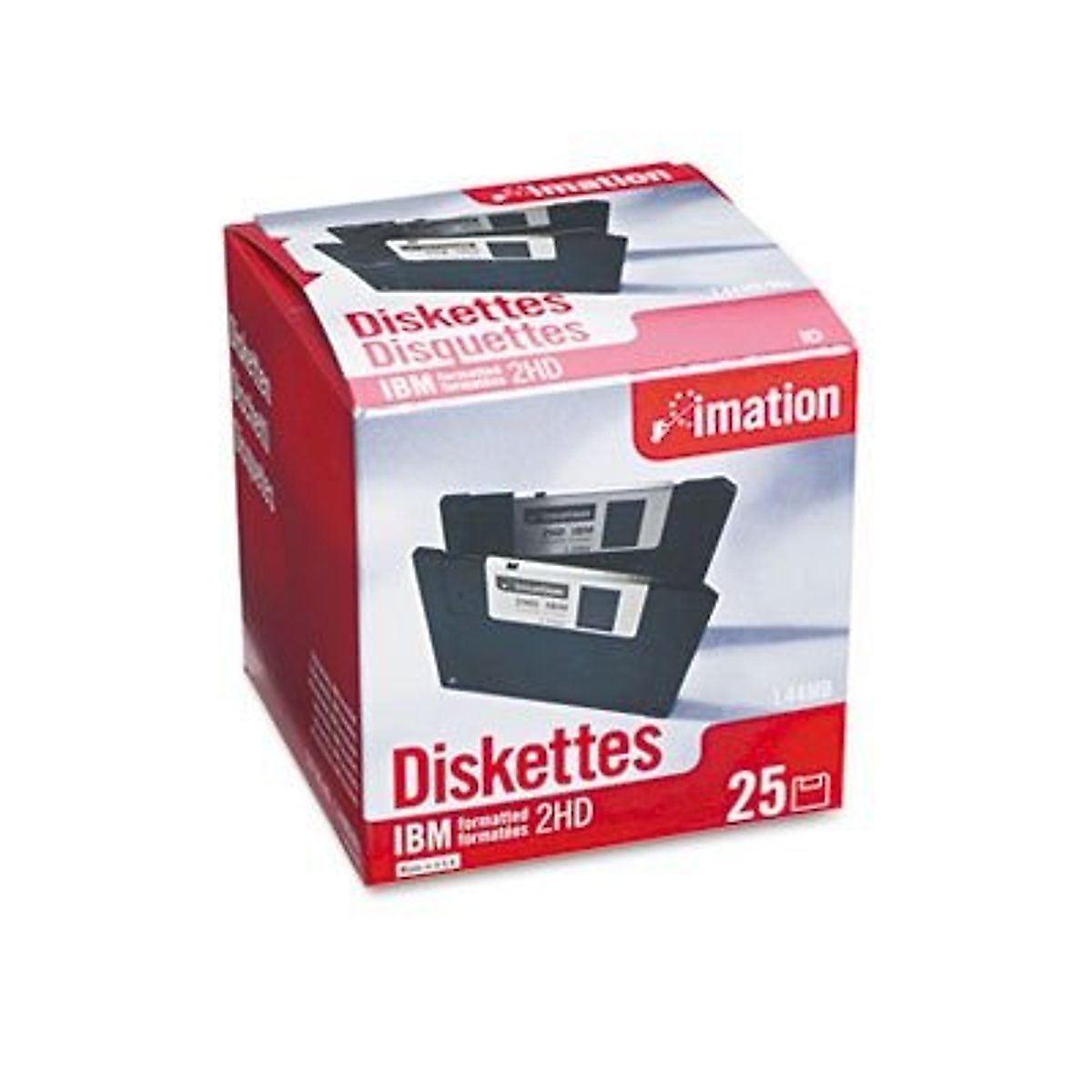 3.5" Floppy Diskettes, IBM-Formatted, DS/HD, 25/Pack by IMATION (Catalog Category: Computer/Supplies & Data Storage / Data Storage)