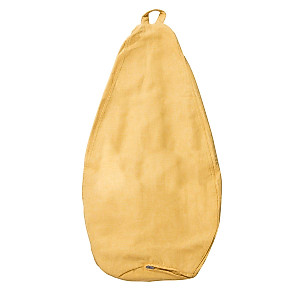 Bean Bag Chair Cover for Kids and Adults, Sturdy Zipper Beanbag Case, Sack Bean Bag, Zipper Storage Beanbag (No Filler) for Organizing Children Plush Toys Lazy Sofa Chairs (Yellow, S)