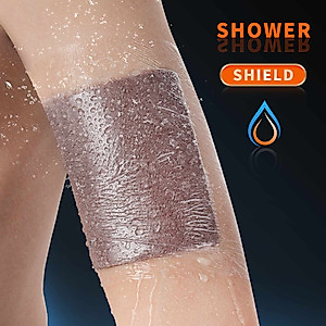 EalionMed Transparent Dressing, Wound Bandage, Adhesive Patch, 4'' x 4.75'', 50 Pack, Clear, Breathable, Comfortable, Shower Shield, Tattoo Bandage