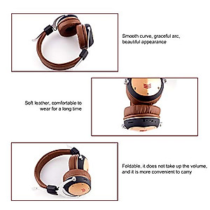 newshijieCOb MH6 Durable Foldable Bluetooth Wireless Outdoor Headphone FM Radio Bass Stereo Headset Head-Mounted Headphone Camel