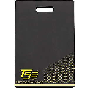 TSE Safety True Flex Protective Kneeling Pad, Premium Quality Neoprene Pad, Heavy Duty Stabilization, Easy to Carry Handle, Comfortable Ergonomic Design Kneeling Mat