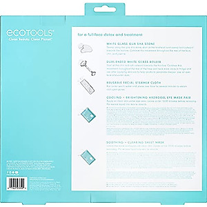 EcoTools Limited Edition Rise and Shine Skincare Kit, For Glowing Skin, 5 Piece Valentine's Day Gift Set, Gift For Wife, Spouse, Girlfriend, Significant Other, or Daughter