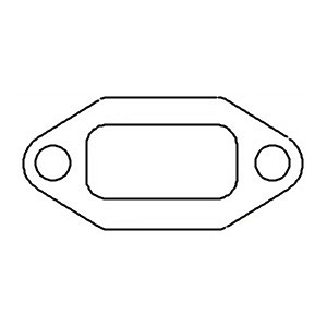 One New Thermostat Gasket Fits Massey Ferguson, Fits Massey Harris 135, 150, 202, 204, 20C, 2135, 2200, 230, 235, 245, 2500, 30B, 4500, F40, MF 35, MF35, MF50, MH50, TE20, TO20, TO30, TO35 Models