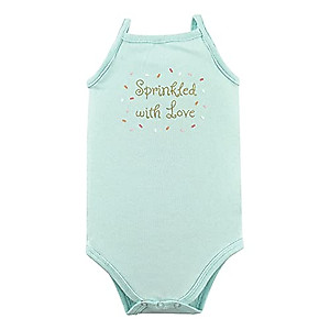 Hudson Baby Unisex Baby Cotton Sleeveless Bodysuits Ice Cream, 12-18 Months