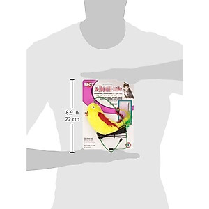 SPOT by Ethical Products A-Door-Able Plush Bird Cat Toy with Feathers – Interactive Cat Toy for Indoor Cat – with Catnip