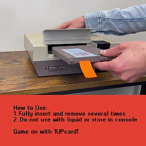1UPcard Video Game Console Cleaner Compatible with NES (Nintendo Entertainment System)