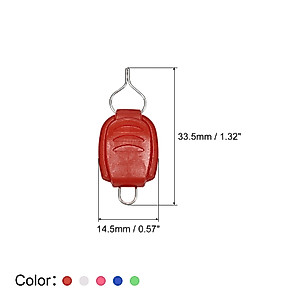 PATIKIL Fishing Line Holder, 10 Pack Baitcasting Reel Fishing Line Holder Clip Buckle Stopper Line Keeper, Red/Pink/Green/Blue/White