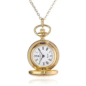Charles-Hubert, Paris Women's 6764 Gold-Plated Quartz Pendant Watch