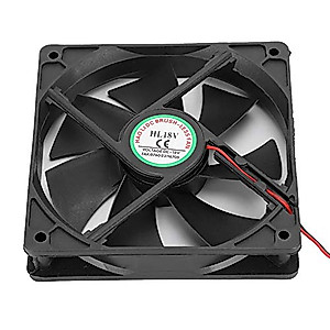 Deryang Exhaust Fan, Exhaust Fan USB Charging Monocrystalline Solar Panel, for Chicken House Solar Panel Powered Fan Solar Powerful Fan Greenhouse, Default