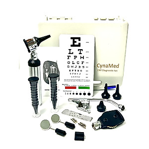 Cynamed Otoscope Diagnostics Ear, Nose and Throat Exam Kit, Perfect Tool for Students