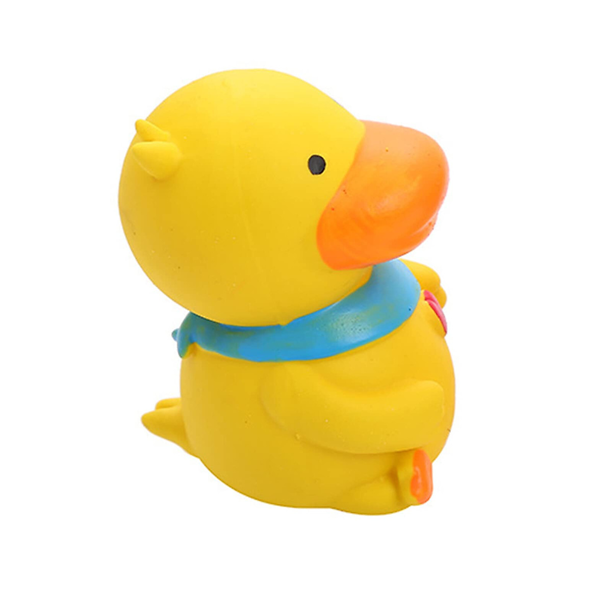 DaMohony Latex Dog Squeaky Toy, Yellow Duck Interactive Play Toy for Puppy Small Pet Dogs