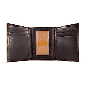 Carhartt Men's Standard Trifold Wallet, Oil Tan - Brown, One Size