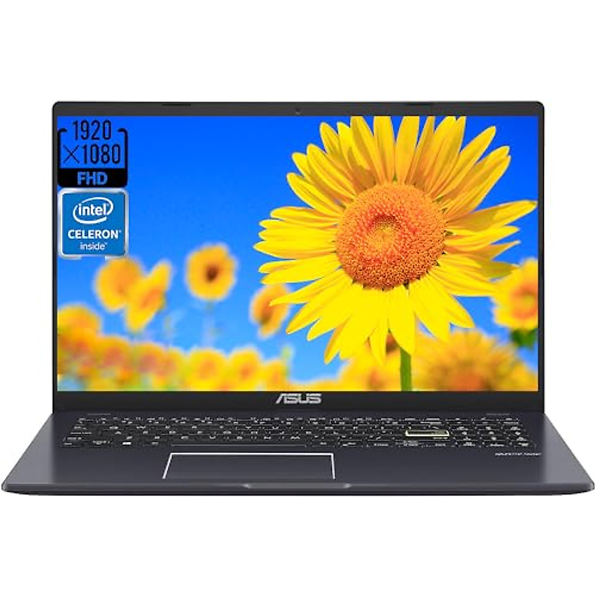 ASUS Vivobook Go 15 Laptop for Student, 15.6" FHD Display, Intel Celeron N4020 Processor, 4GB RAM, 64GB eMMC, Thin & Light, Intel UHD Graphics, WiFi, 1 Year Microsoft 365, Windows 11 Home in S Mode