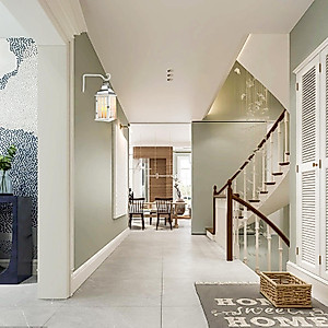 BOLITE 18032 Hanging Plant Brackets, 6 Inch Plant Hooks, Decorative Wall Plant Hanger for Hanging Bird Feeders, Planters, Lanterns, Wind Chimes, Indoor & Outdoor Home Decors, 2 Pack, Retro White