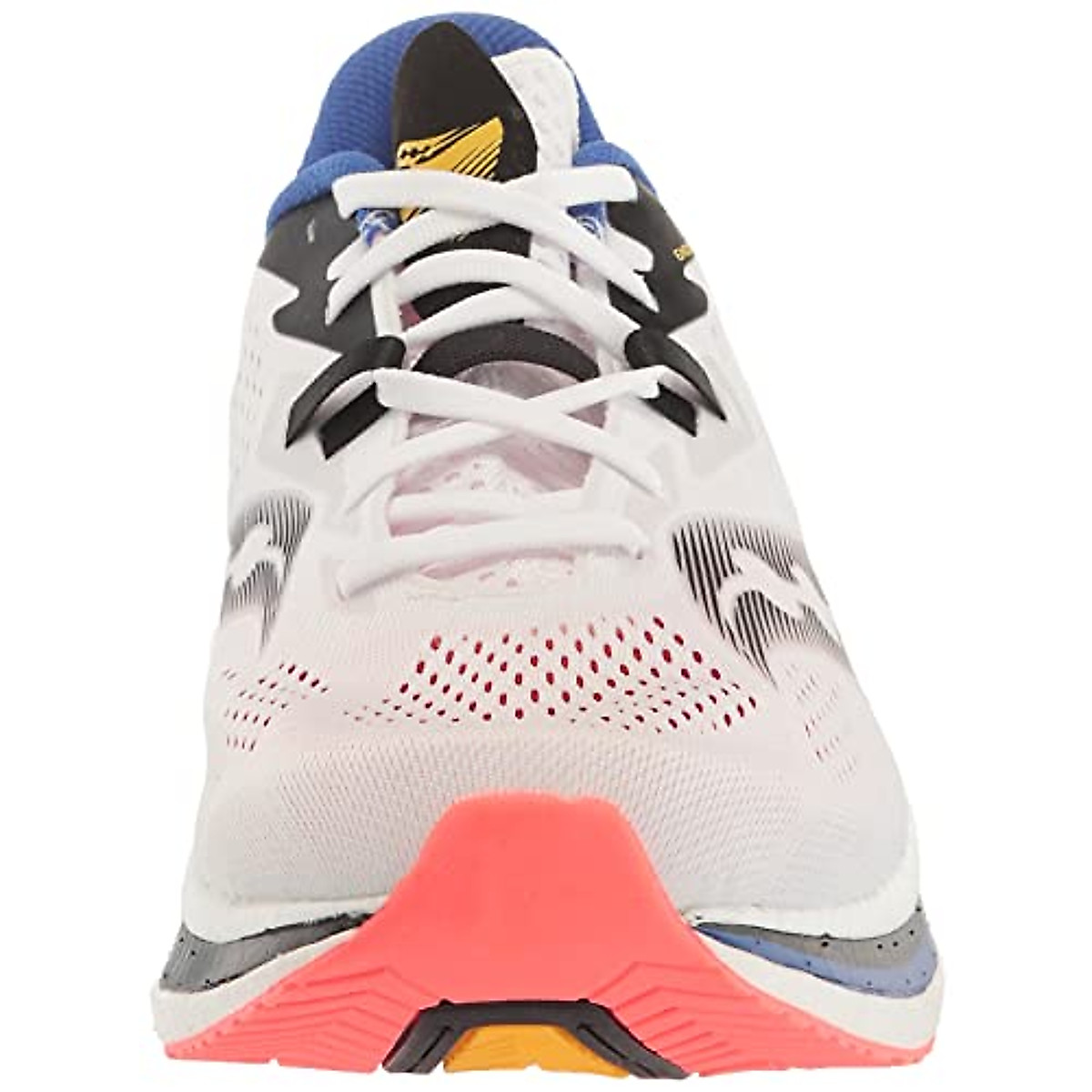 Saucony Men's Endorphin Pro 2 Sneaker, White/Black/Vizi, 11