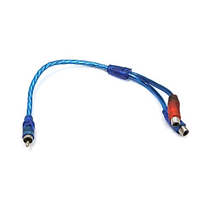 Antrader 10-Pack 1 Male to 2 Female Plugs RCA Y Splitter Cable Car Audio Converter Cord Adapter Wire