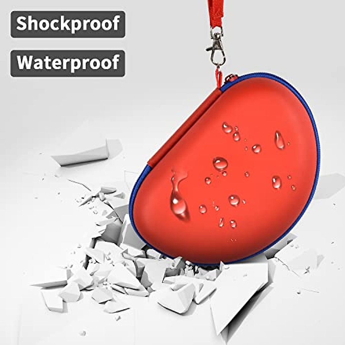 Case Compatible with eKids Wireless Bluetooth Portable Headphones, Kids and Toddler Headband Storage Holder Bag Pouch Also Fits for Audio Cable (Box Only)