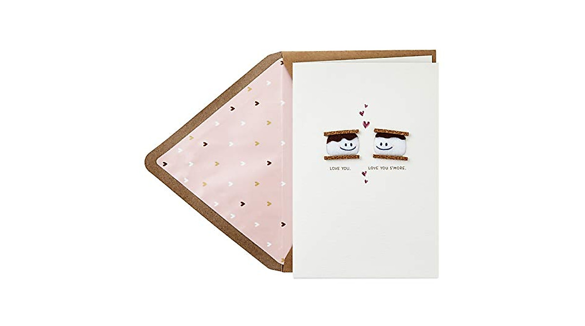 Hallmark Signature Love Card for Valentines & Anniversaries (S'mores)