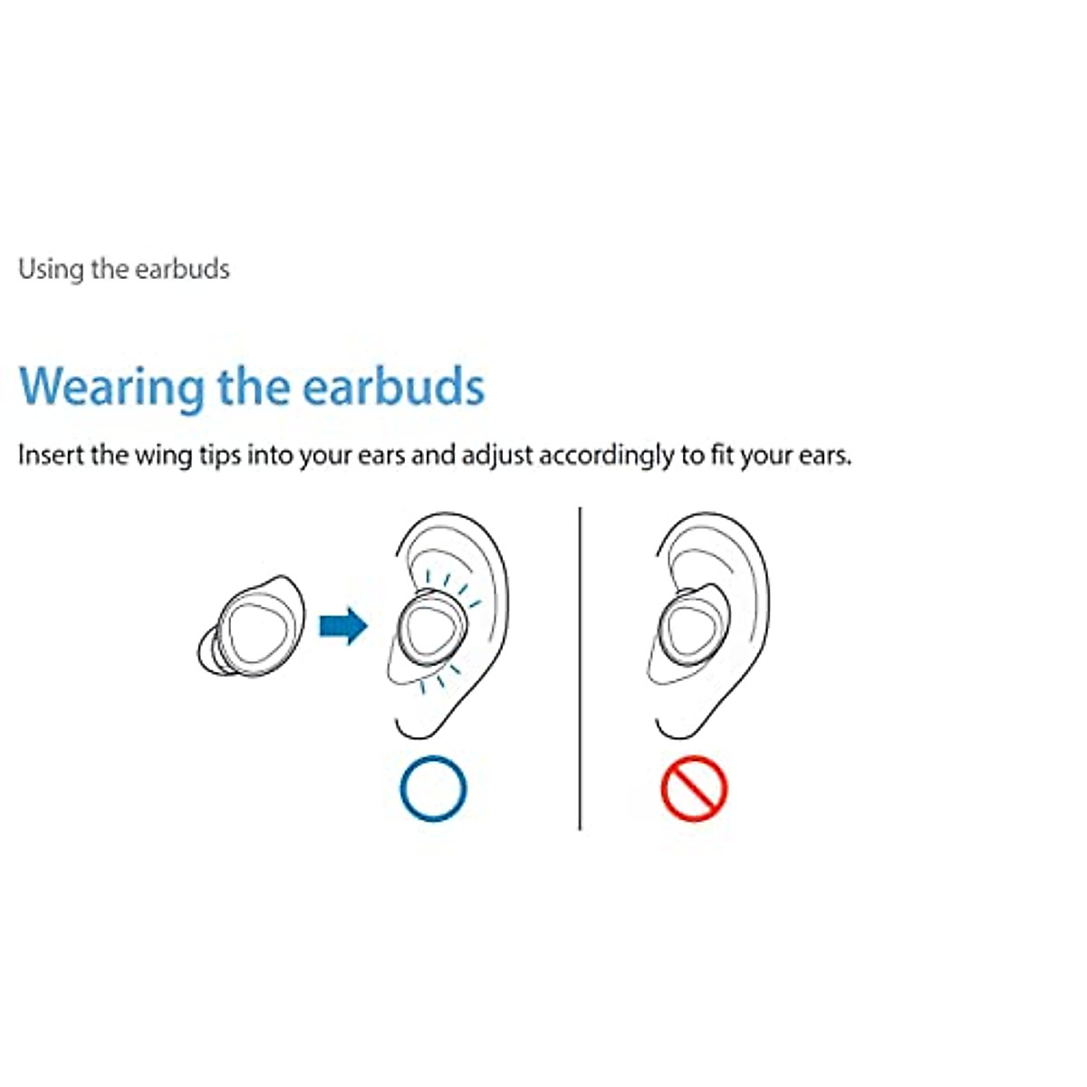 Samsung Galaxy Buds+ Plus, True Wireless Earbuds (Wireless Charging Case included), Cloud Blue – US Version (Renewed)