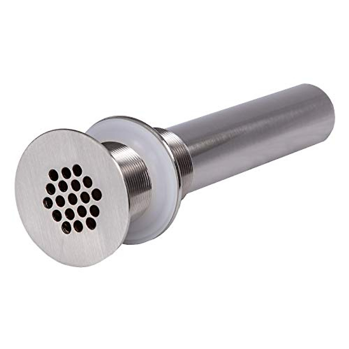 1.5 inch Grid Drain with No Overflow, Brushed Nickel Finish