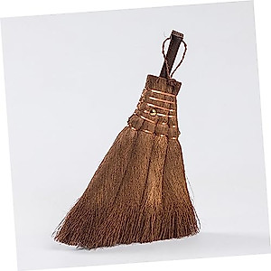 PLAFOPE Natural Sweeping Accessories Small Natural Whisk Broom Mini Broom Hand Handle Broom Small Natural Whisk Sweeping Small Whisk Broom Brooms Cage Cleaner Desktop Cleaning Tools Wooden