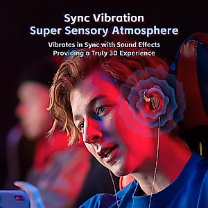 Linsoul CVJ Konoka 1 Vibrating Driver+ 1 DD +1 BA Triple Hybrid Driver in Ear Earphones with 4 Acoustic Modes, Detachable Oxygen-Free Copper 2 Pin Cable for Musician Audiophile (Without Mic, Black)