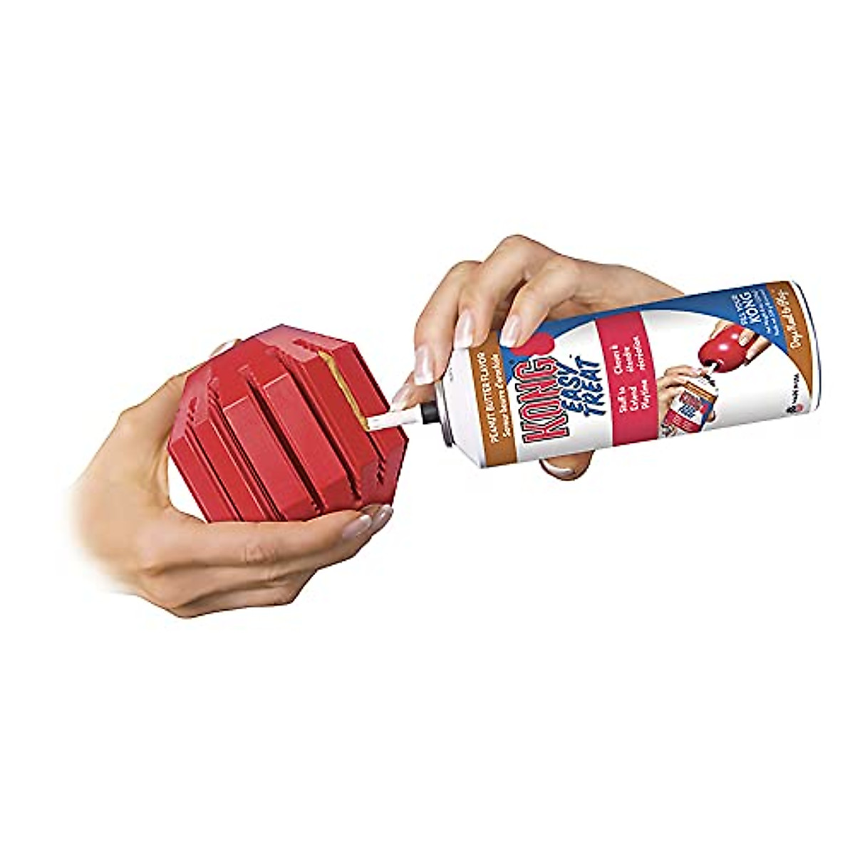 KONG - Stuff-A-Ball - Durable Rubber, Treat Dispensing and Teeth Cleaning Dog Toy - for Medium Dogs