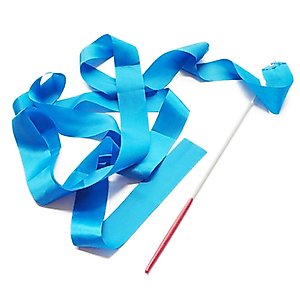 Lipfer Dance Ribbons Rainbow Streamers Rhythmic Gymnastics Ribbon for Kids Artistic Dancing