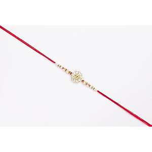 Rakhi for Brother - Lord Ganesha Design, Beautiful Rakhi Bracelet for Brother, Perfect for Brother, Father, Bhabhi, Bhaiya, Celebrate with Love | 1 Rakhi