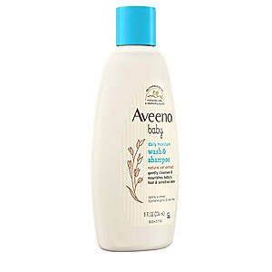 Aveeno Baby Wash & Shampoo for Hair & Body, Tear-Free, Fresh, 8 Oz