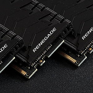 Kingston FURY Renegade 128GB (4x32GB) 3200MT/s DDR4 CL16 Desktop Memory Kit of 4 | Intel XMP | AMD Ryzen | Low Latency | KF432C16RBK4/128