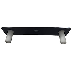 Chromed Surface 8" Two-Handle Tall Stainless Steel Spout Kitchen Faucet 8-Inch Center Hole [1113 PF] ADA Plastic (POM) Body HI Rise SPOUT NO Lead